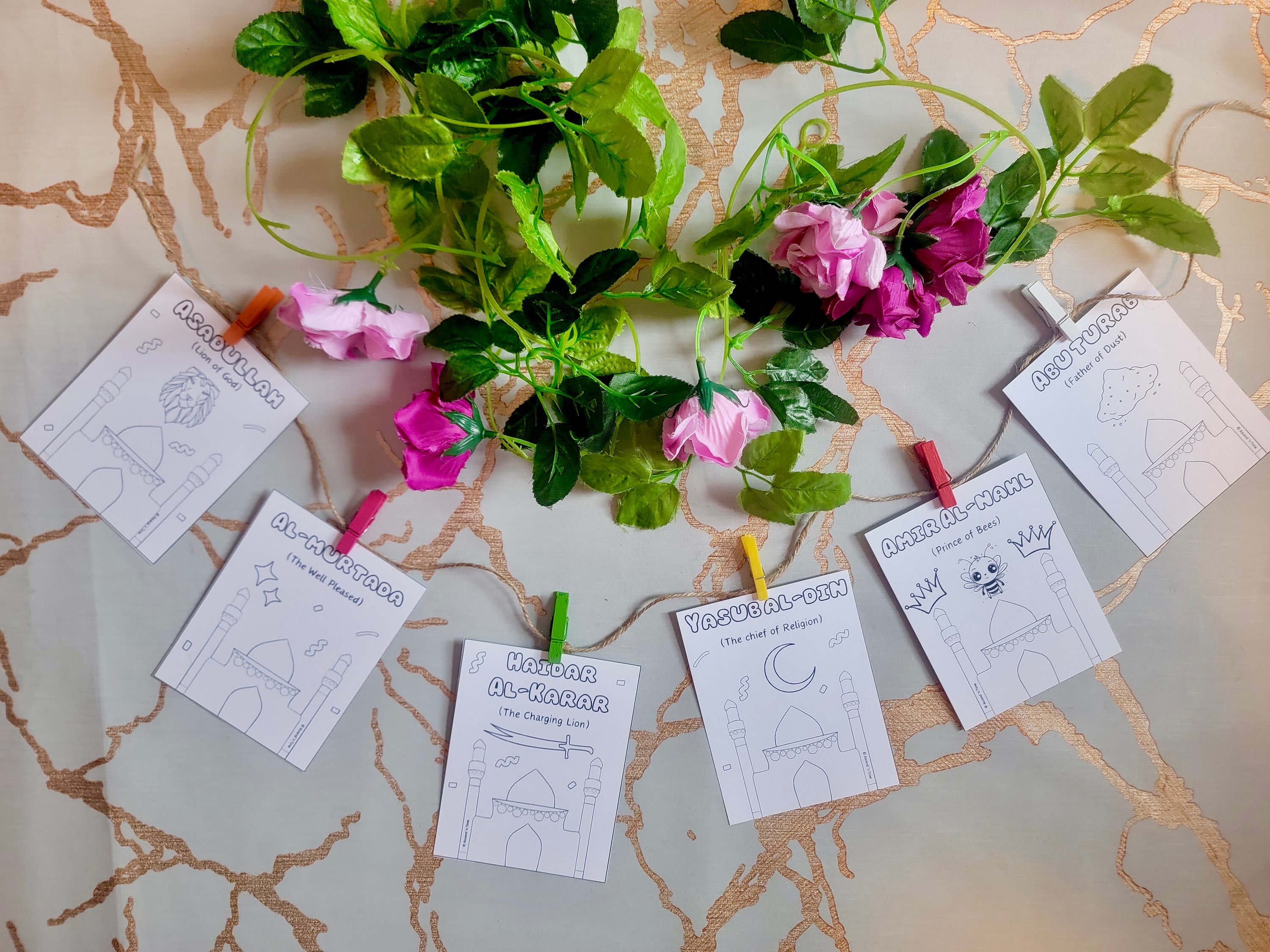 English Title Banner Imam Ali Download, Coloring, الإمام علي, Printable ...