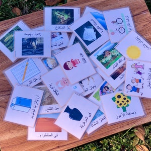 Arabic Matching Cards, Sentence Picture Matching, Arabic Learning, Eid ...