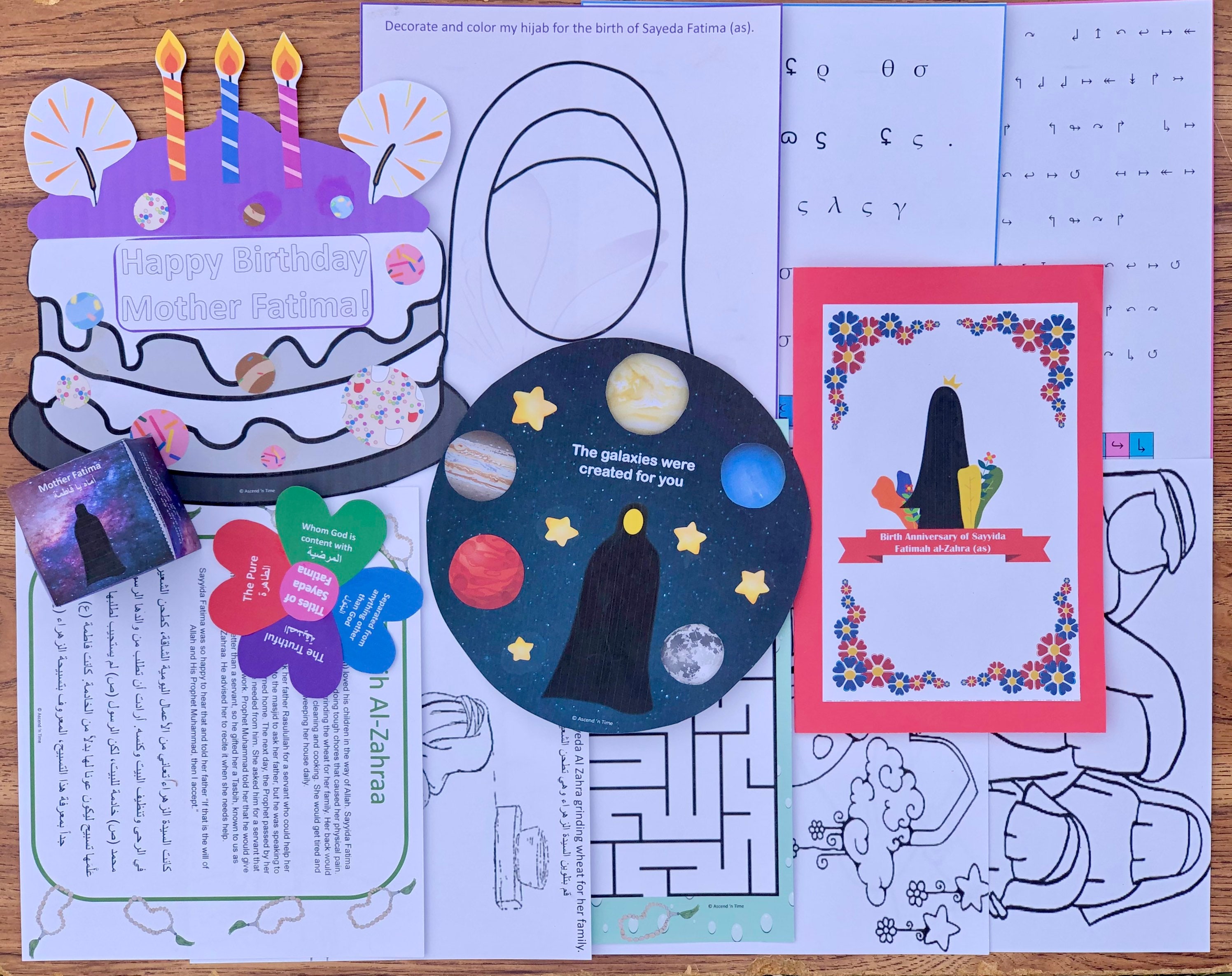 2023 Birth of S. Fatima Digital Bundle, Sayeda Fatima, السيدة فاطمة ...