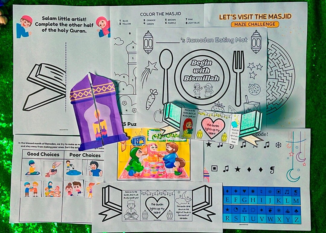 Ages 3 to 7 Ramadan Digital Download, Printable Ramadan Activity ...