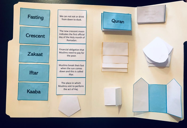 Ramadan Lapbook Download, Printable Ramadan Activity, Ramadan Craft ...