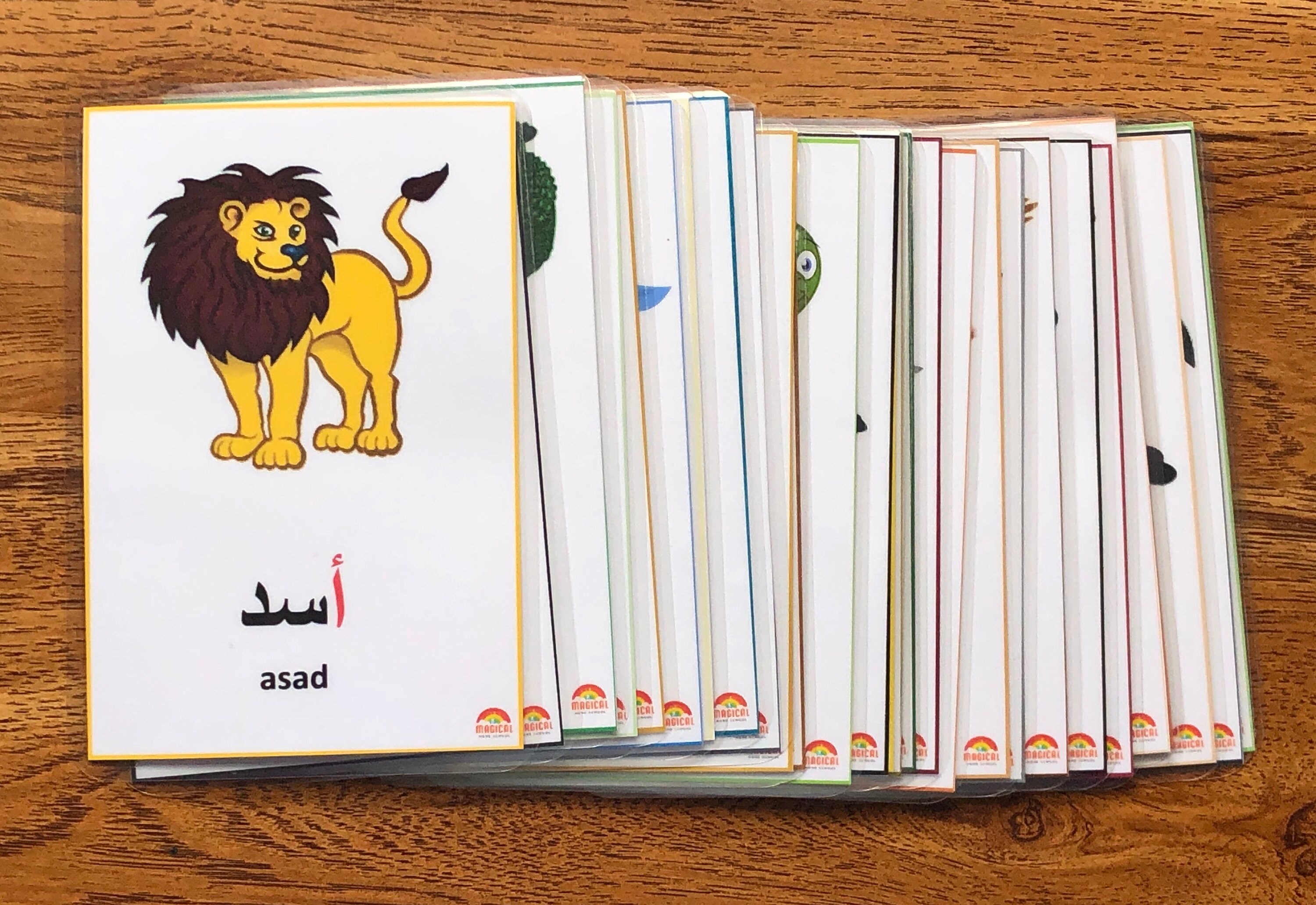 Arabic Alphabet Animal Flashcards, Arabic Arabic Flashcards Alphabet ...