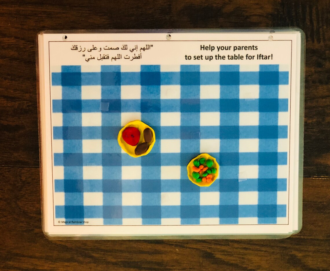 Ramadan Playdough Mats, Printable Ramadan Activity, Ramadan Craft ...