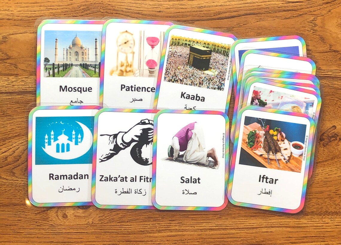 Ramadan flash cards Printable Islam Flash cards digital | Etsy