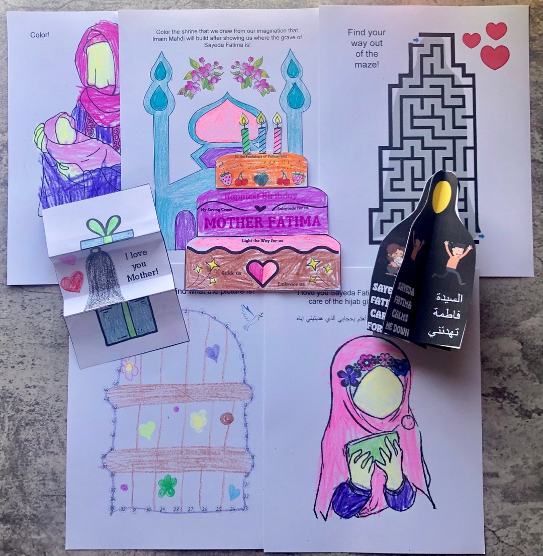 2024 Birth of S. Fatima Digital Bundle, 3D Sayeda Fatima, السيدة فاطمة ...