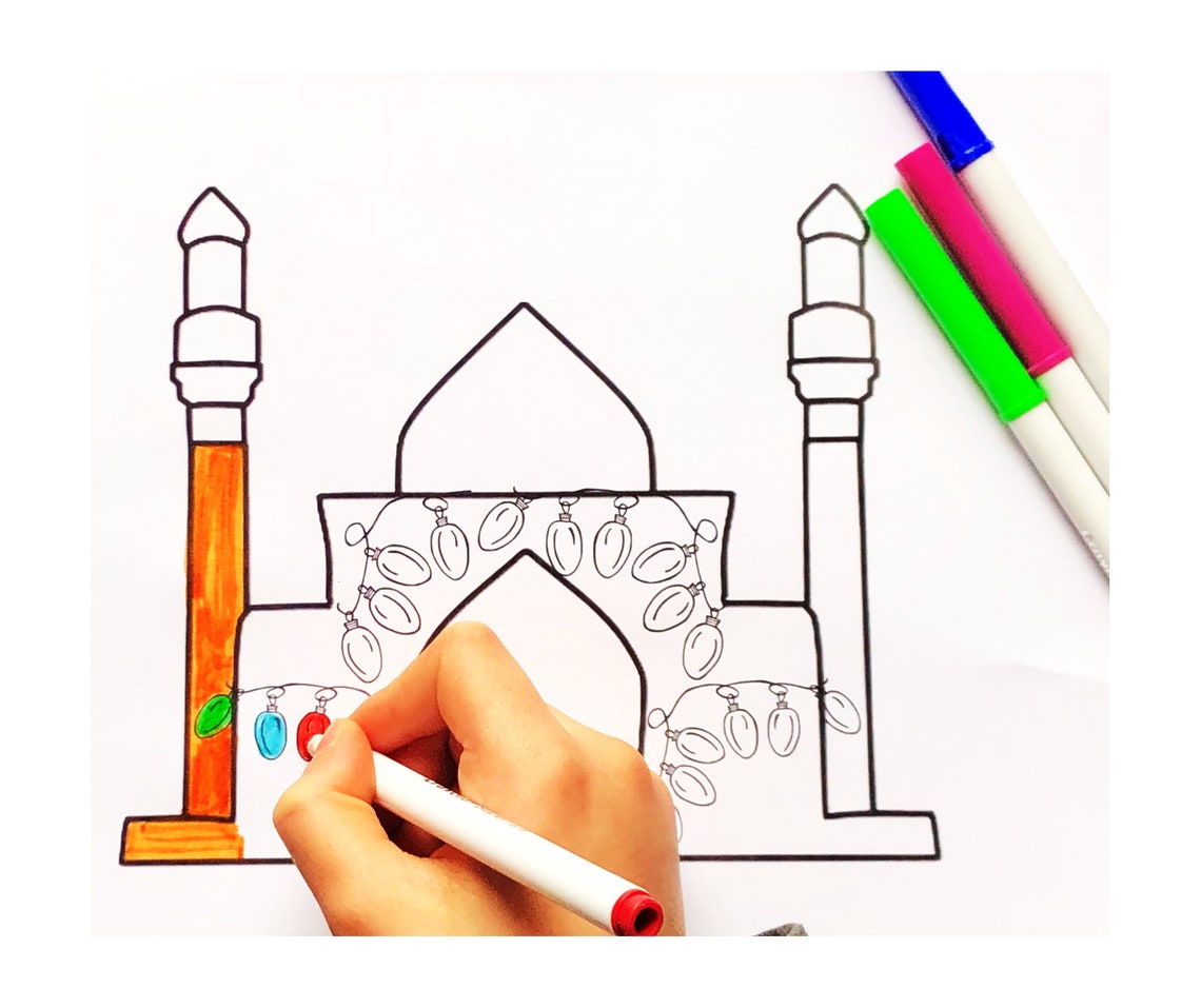 Imam Ali Shrine Printable Stand Up, Imam Ali Craft, الإمام علي, Hands ...