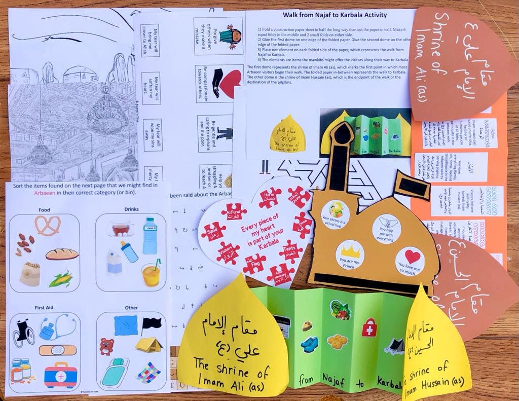 Arbaeen 2022 Digital Bundle Ages 1 to 14, Arbaeen Activities, Digital ...