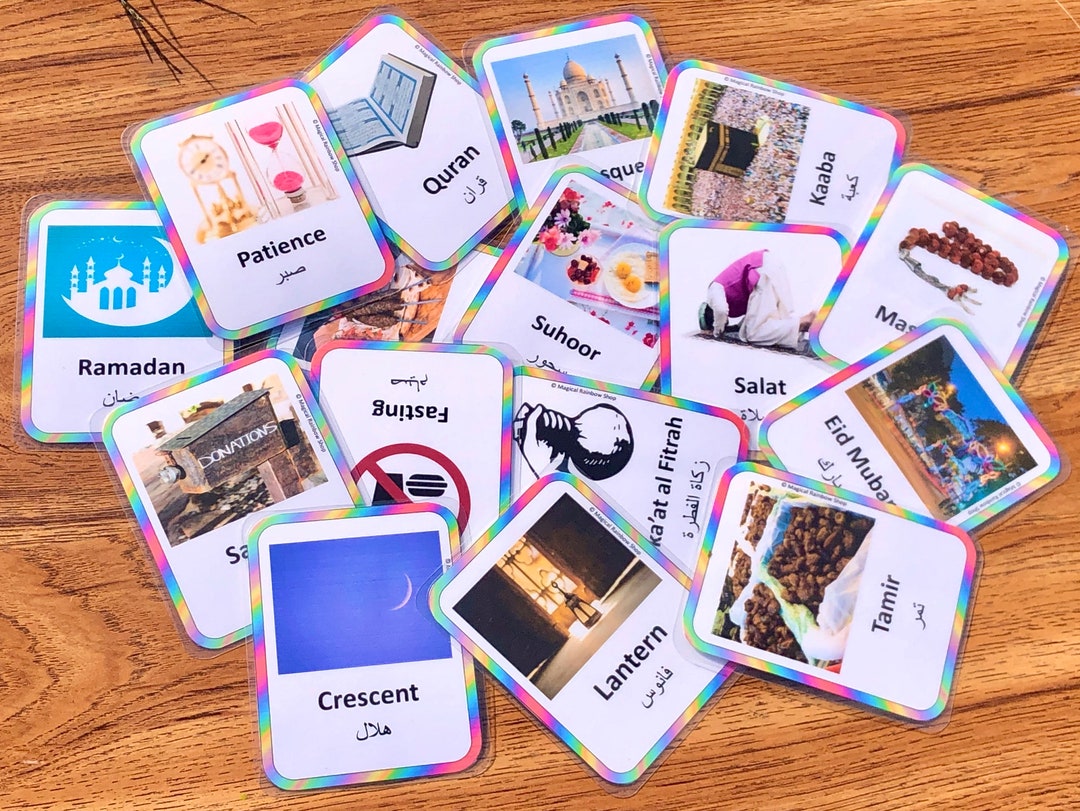 Ramadan Flash Cards Printable Islam Flash Cards Digital - Etsy Canada