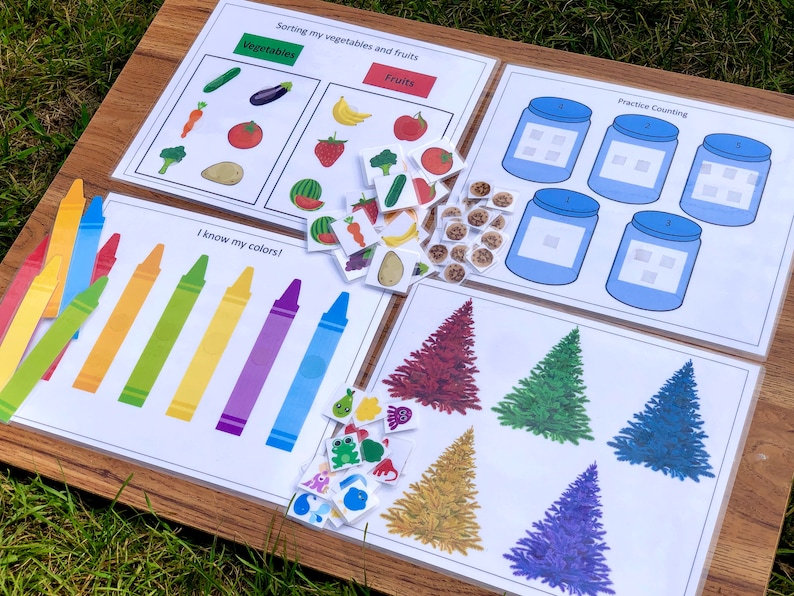 Personalized Busy Binder Preschool Binder Printable Toddler - Etsy