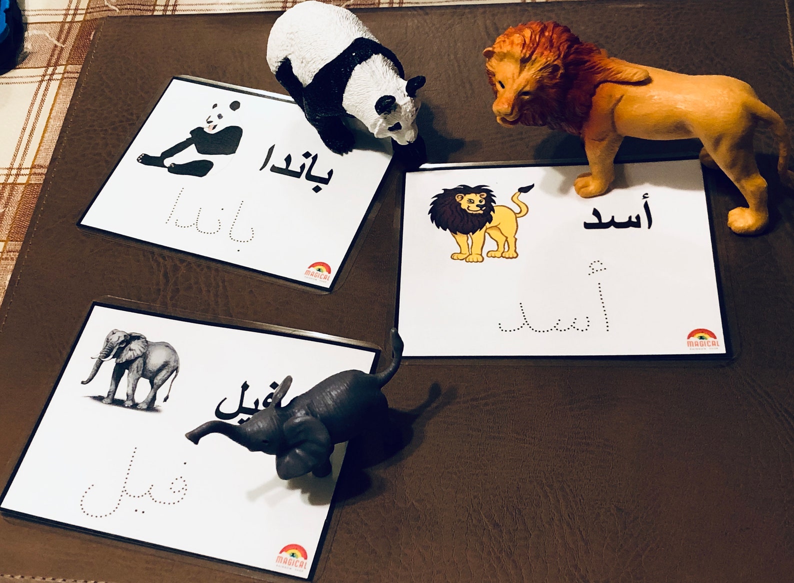 80 Arabic Animal Tracing Flashcards, الحيوانات, Alif Baa Taa, Arabic ...