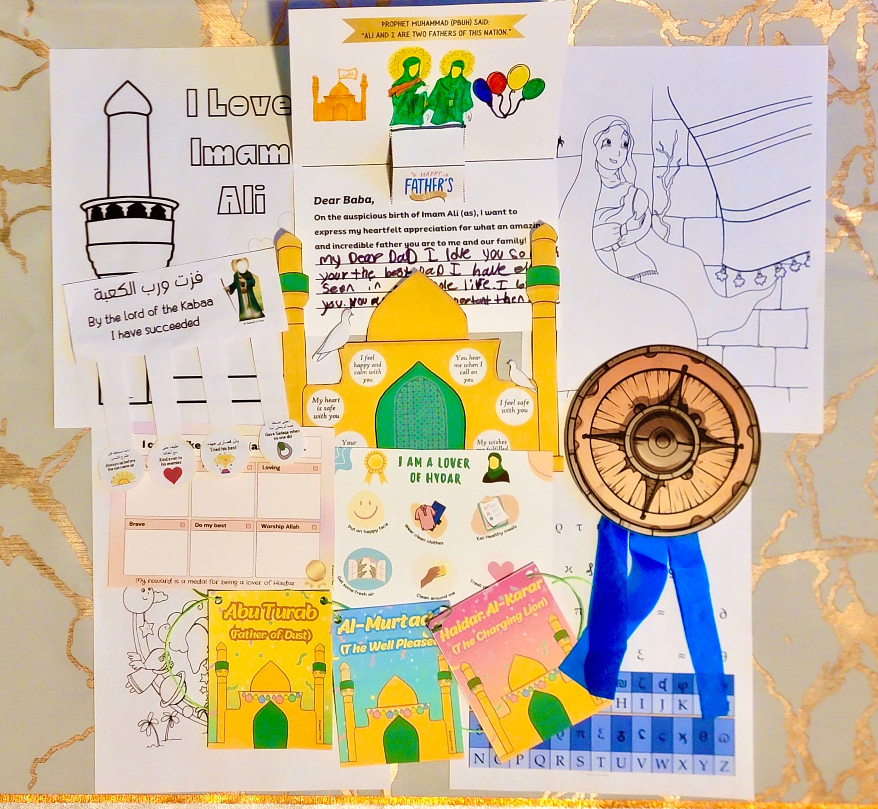 2024 Ages 3-7 Imam Ali Bundle, Imam Ali Activities, الإمام علي, Hands ...