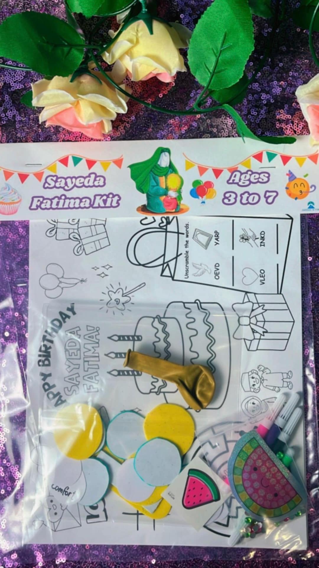 3 to 7 Sayeda Fatima Kit, Sayeda Fatimah, يا فاطمة , Sayeda Fatima Kids ...