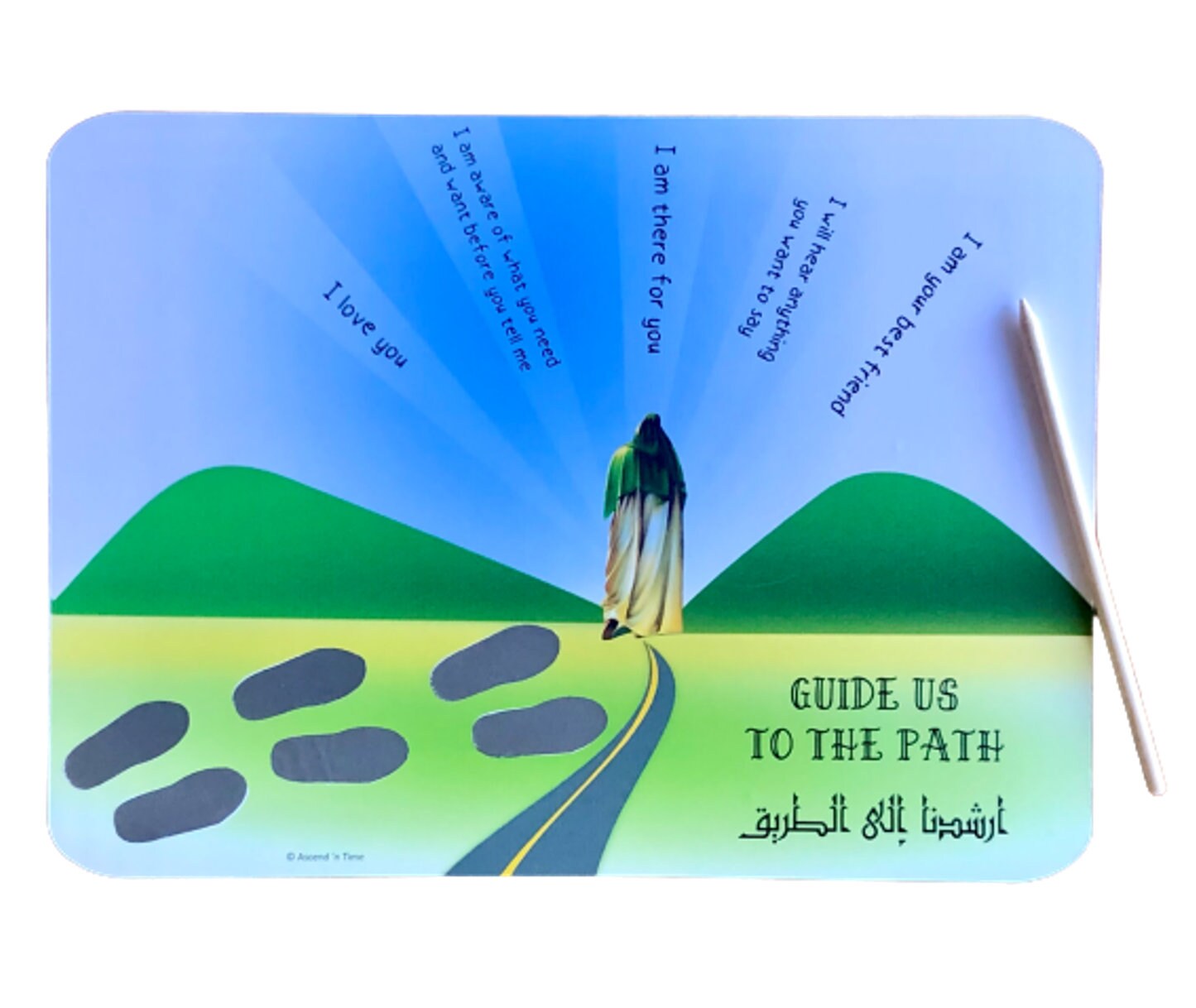 Affirmation Poster, Guide Us Scratch off Ages 8 and Up, ارشدنا إلى ...