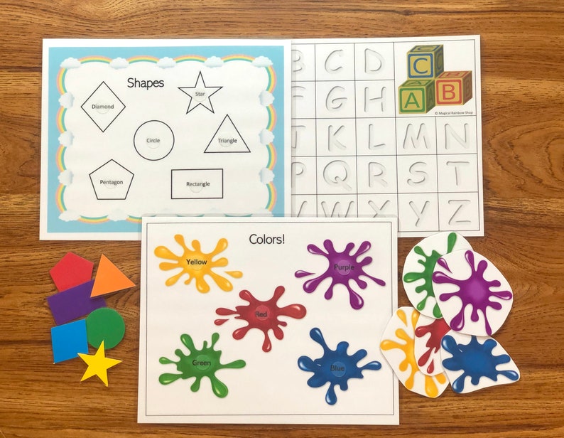 Busy Bag Preschool Toddler Busy Book Numbers Fine Motor Skills - Etsy