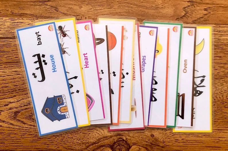Arabic Digital Puzzle, Arabic Letter & Picture, Arabic Alphabet ...