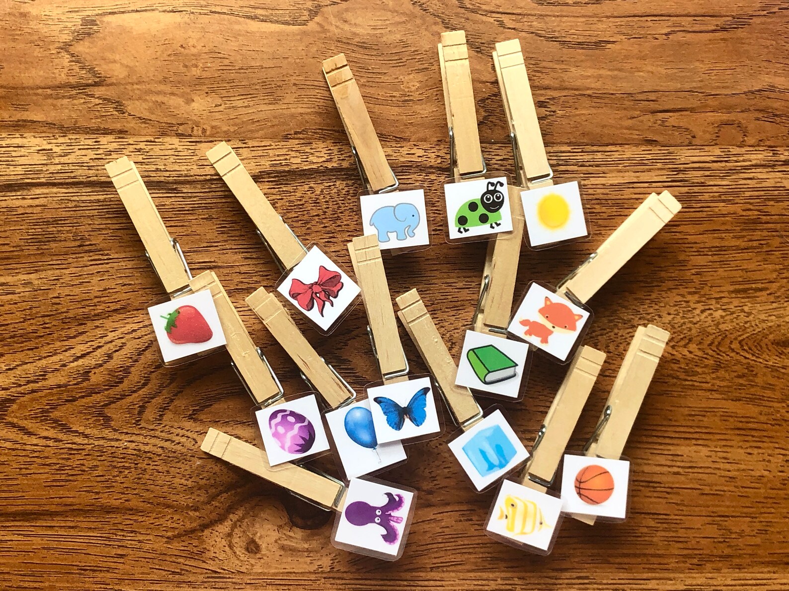 Color Wheel Preschool Game Color Matching Fine Motor Skills | Etsy