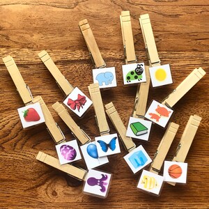 Color Wheel Preschool Game Color Matching Fine Motor Skills | Etsy