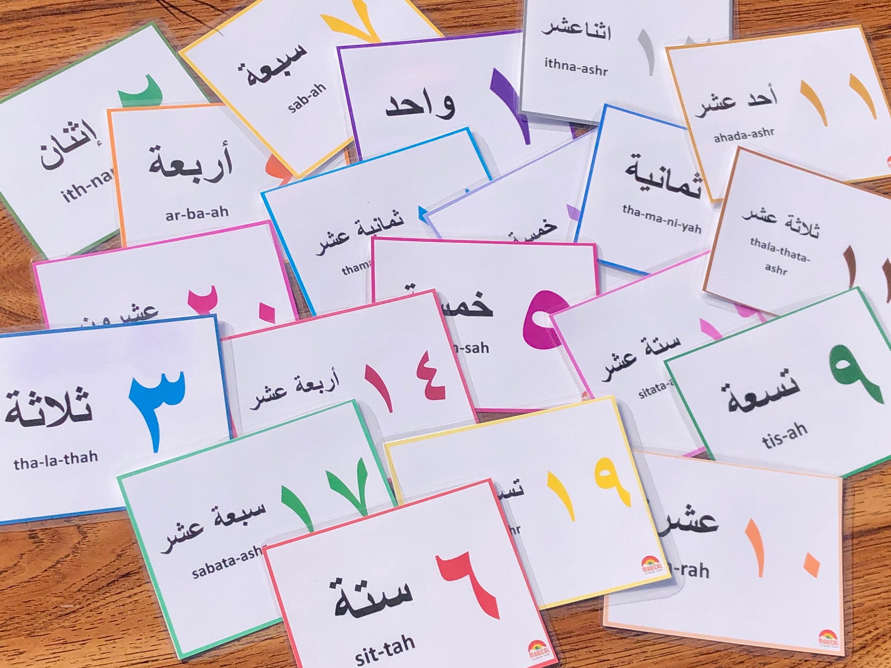 Arabic Numbers Printable, الارقام العربية, Arabic Flashcards, Arabic ...