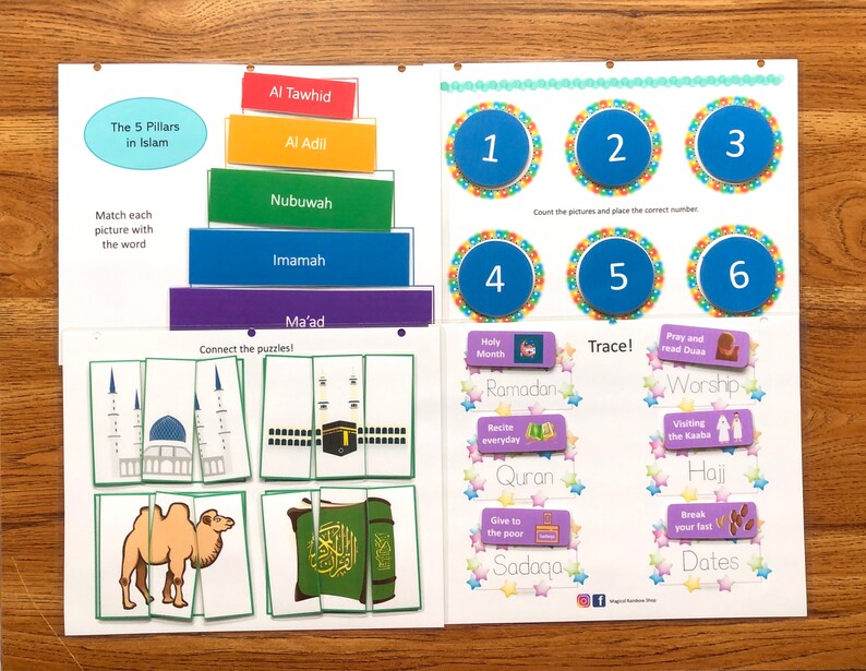 Ramadan Activity Book, Ramadan Activity Book Printable,رمضان للأطفال ...