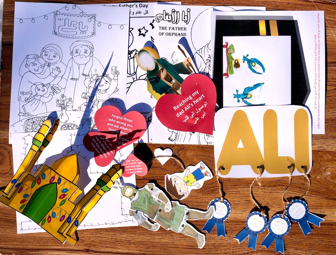 2023 Ages 8-14 Imam Ali Bundle, Imam Ali Activities, الإمام علي, Hands ...