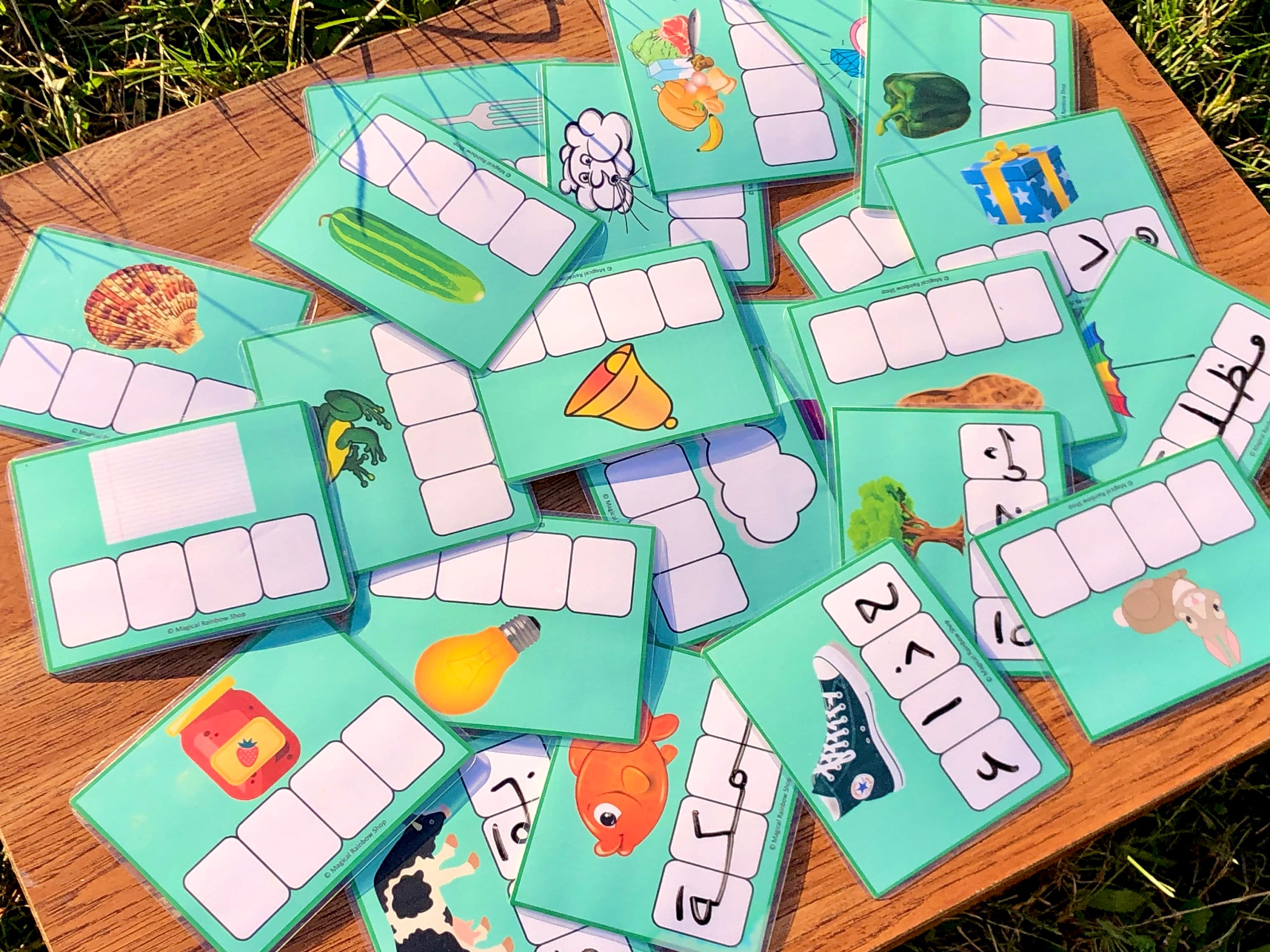 Arabic Spelling Word Cards,arabic Picture and Word,eid Gift,العربية ...