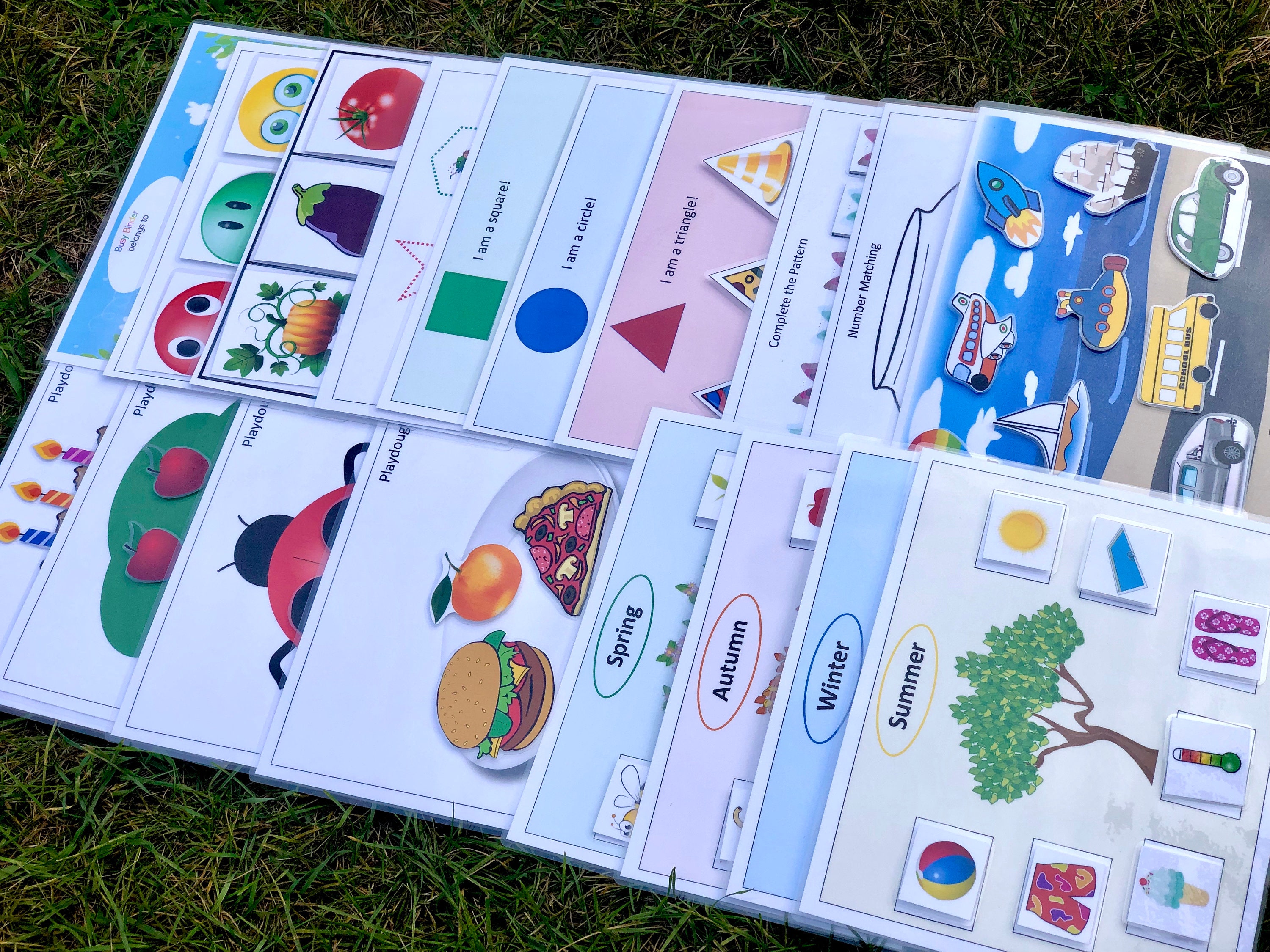 Personalized Busy Binder Preschool Binder Printable Toddler Busy Book ...