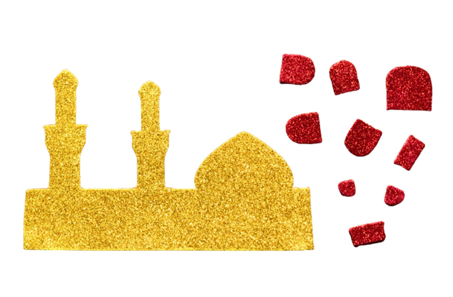 Imam Hussain Foam Shrine Craft, Sticker Foam, Adhesive, Hussain Crafts ...