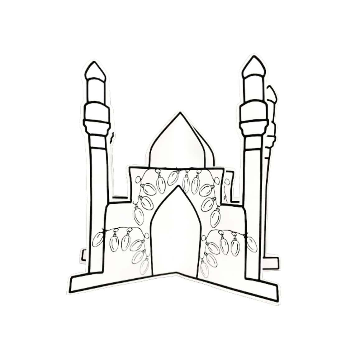 Imam Ali Shrine Printable Stand Up, Imam Ali Craft, الإمام علي, Hands ...