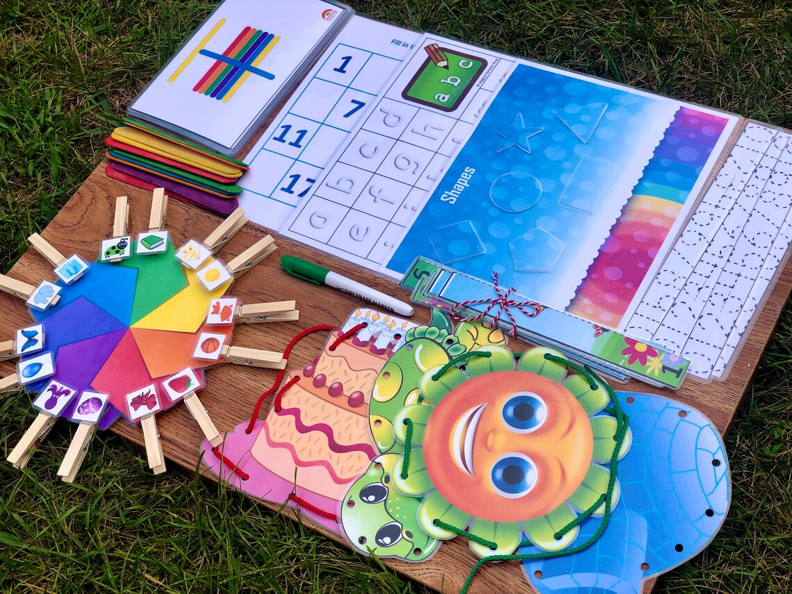 Busy Bag Preschool Toddler Busy Book Homeschool Curriculum Learning ...