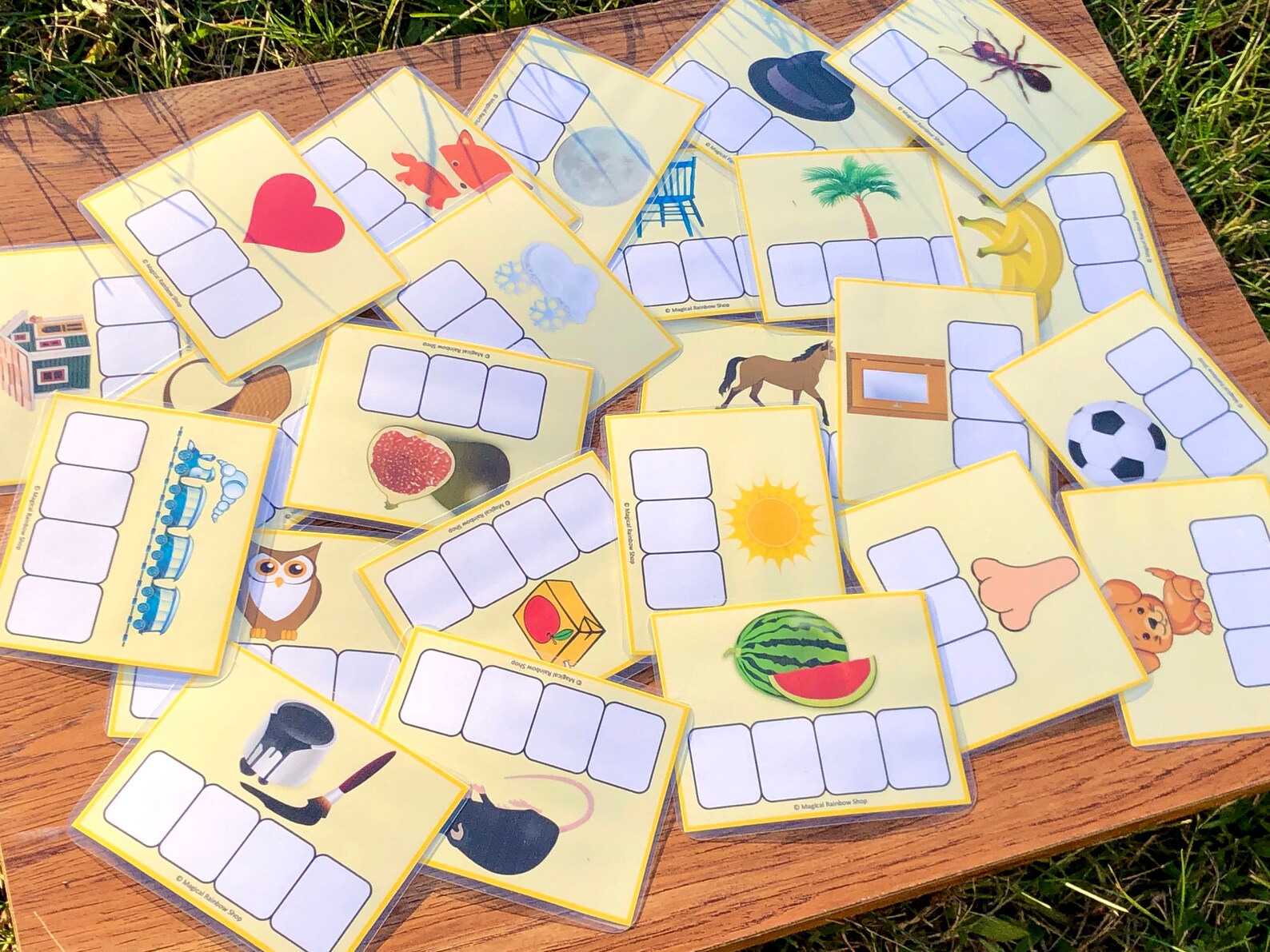 Arabic Spelling Word Cards,arabic Picture and Word,eid Gift,العربية ...