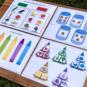 Personalized Busy Binder Preschool Binder Printable Toddler Busy Book ...