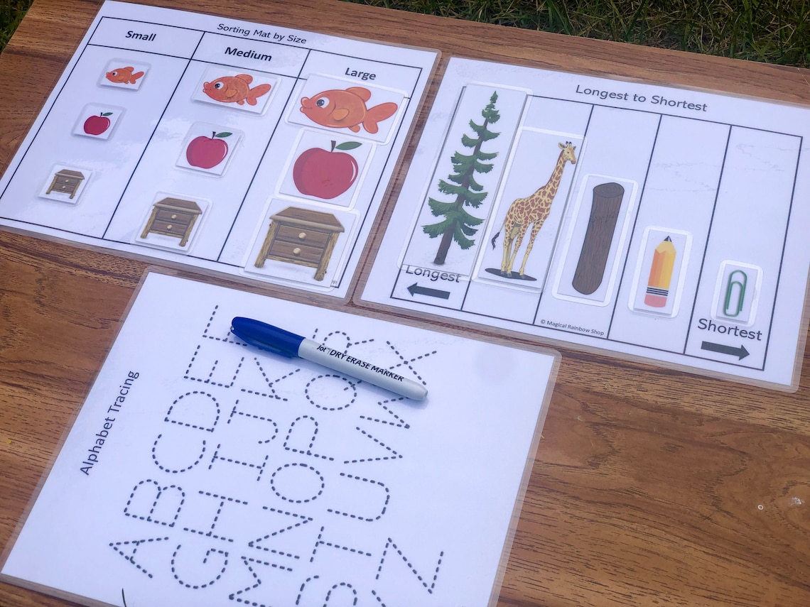 Busy Bag Preschool Toddler Busy Book Numbers Fine Motor Skills | Etsy