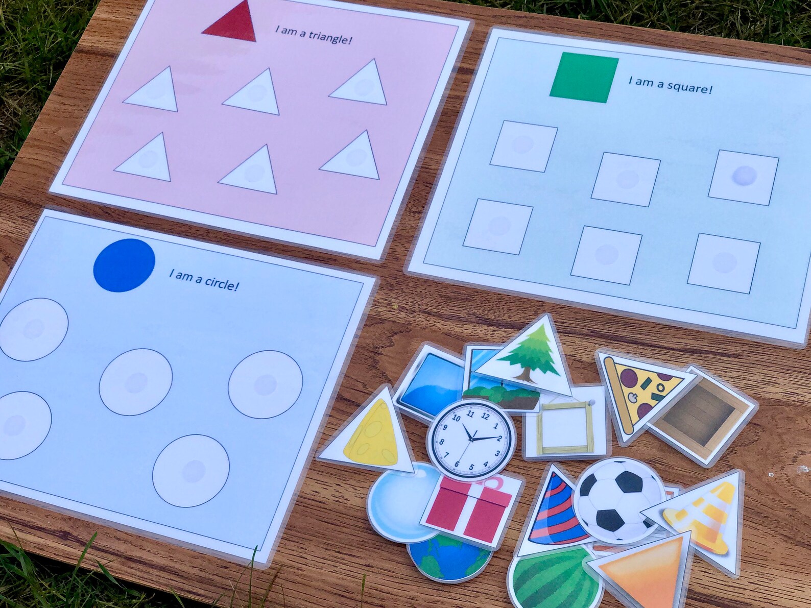 Shapes Activity Bundle, Match the Shapes , Shapes Printable, Preschool ...