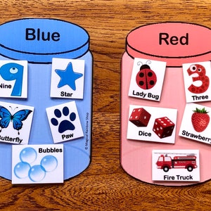 Color Sorting Game, Preschool Game Color Matching, Fine Motor Skills ...