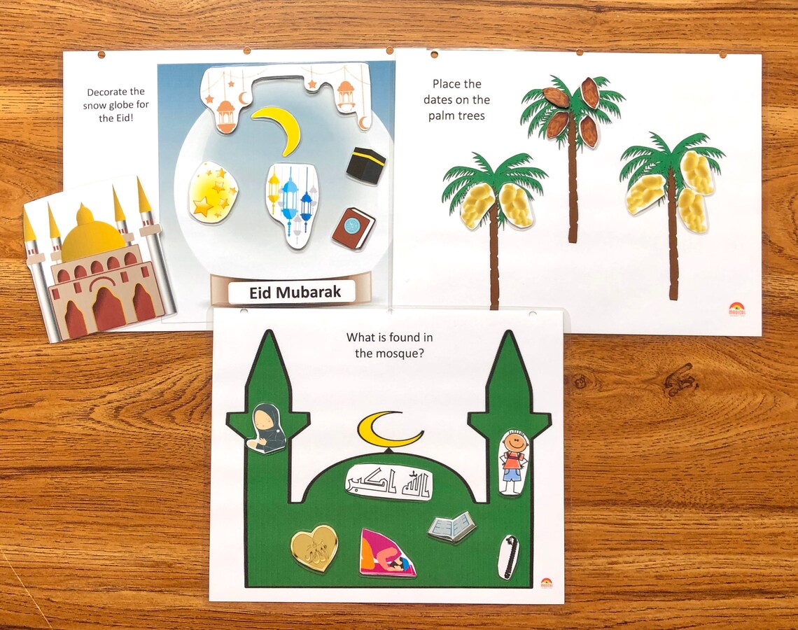 Ramadan Playdough Mats, Printable Ramadan Activity, Ramadan Craft ...