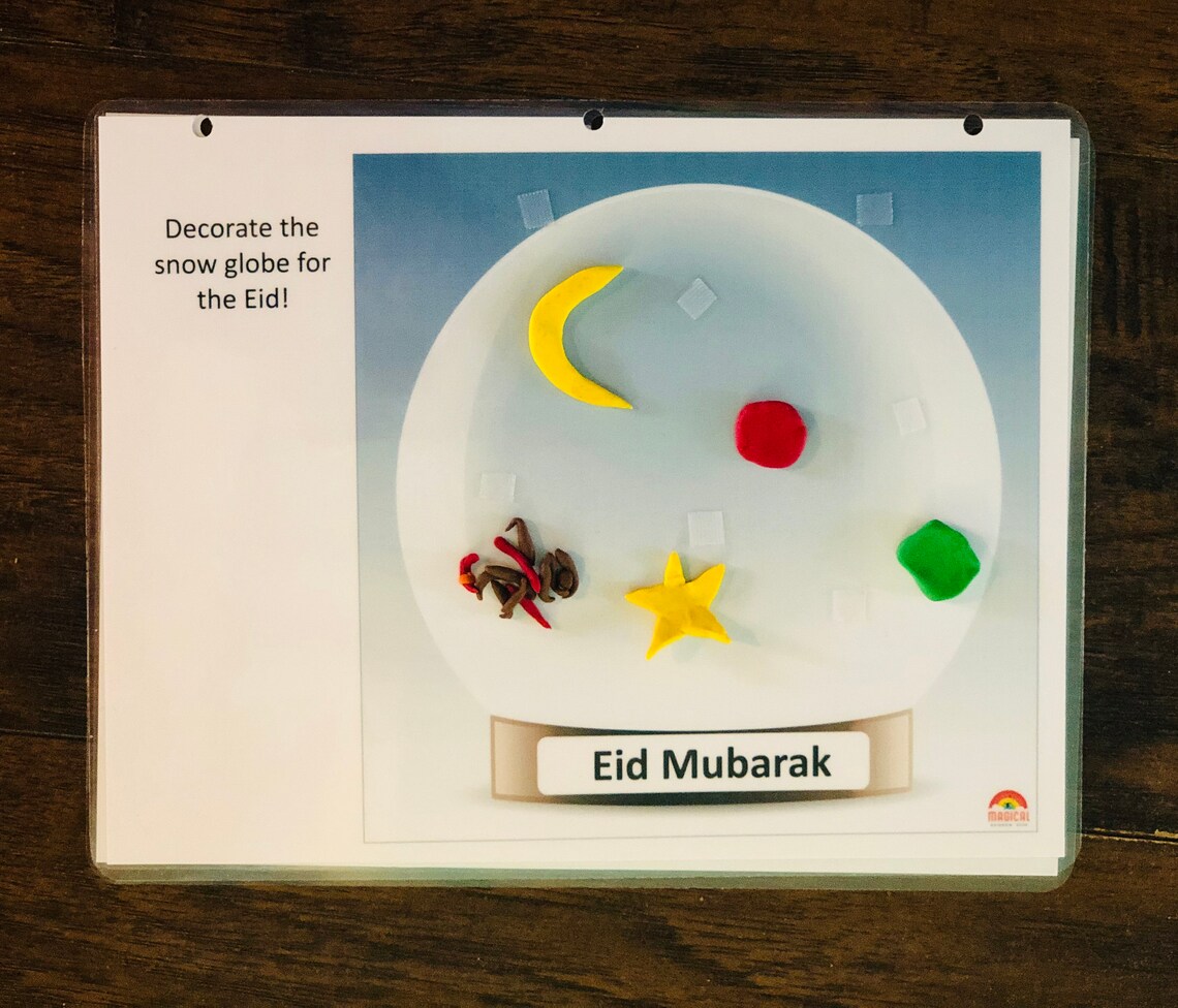 Ramadan Playdough Mats, Printable Ramadan Activity, Ramadan Craft ...