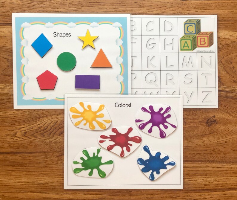 Busy Bag Preschool Toddler Busy Book Numbers Fine Motor Skills | Etsy