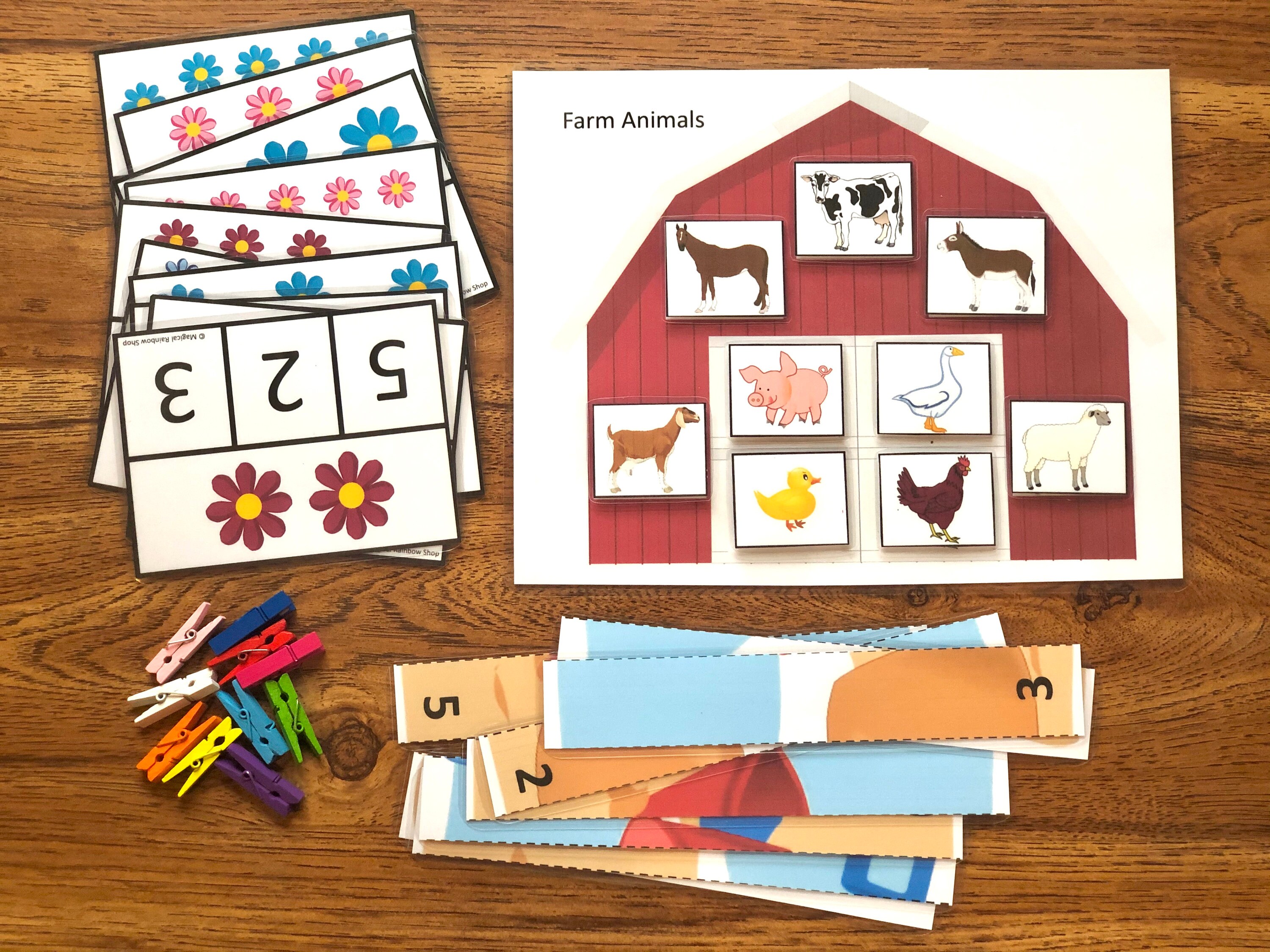 Busy Bag Preschool Toddler Busy Book Numbers Fine Motor Skills ...