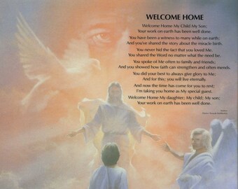 WELCOME HOME 3 Catholic Picture Print | Etsy