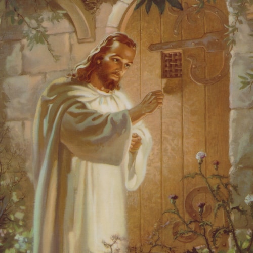 JESUS KNOCKING 8x10 Catholic Religious Art Print Picture From - Etsy