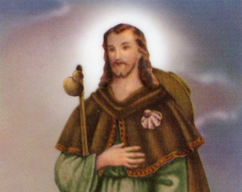 St. Roch Prayer Card - Etsy