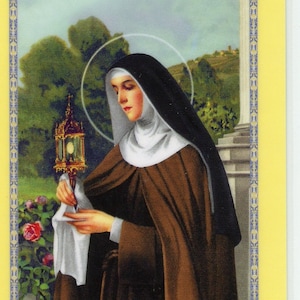ST. CLARE 2 - Holy Card - Prayer Card -pack of 25 - Etsy
