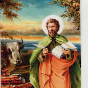 ST. LUKE - Holy Card - Prayer Card -pack of 25 - Etsy
