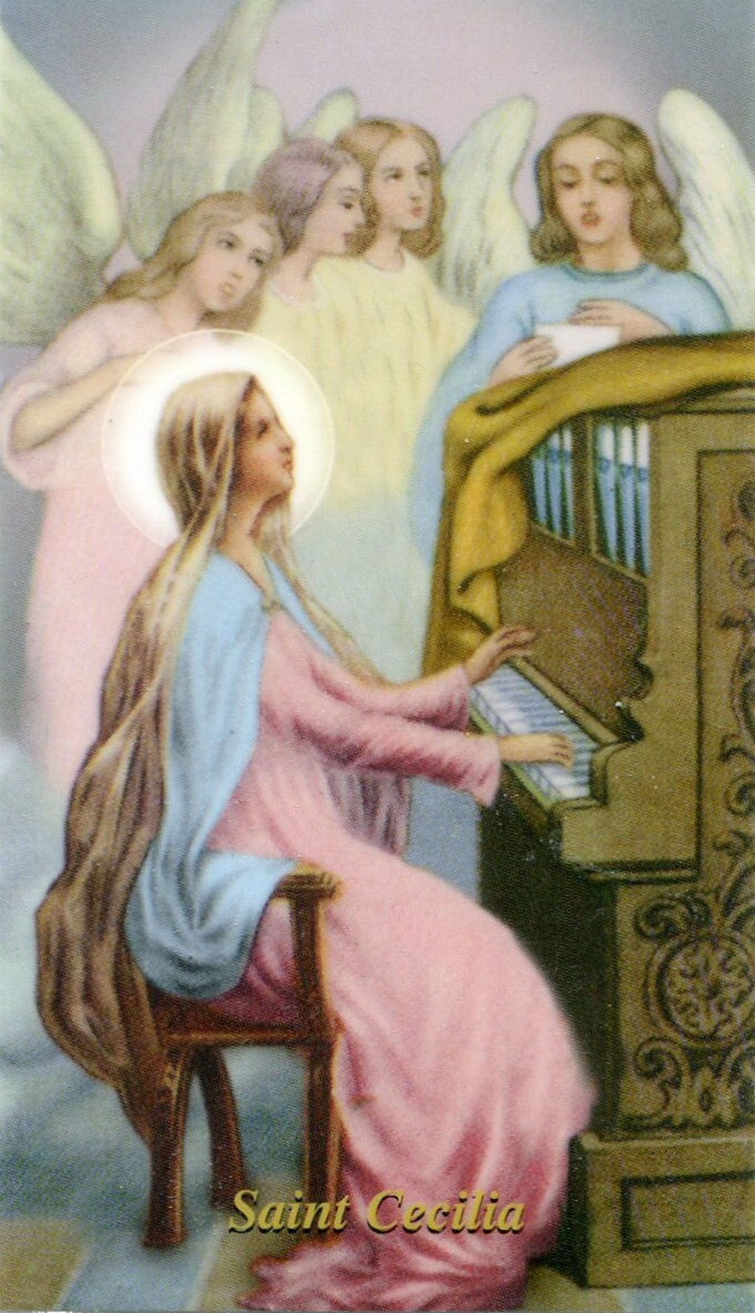 Prayer to Saint Cecilia N - Holy Card - Prayer Card -pack of 25 - Etsy