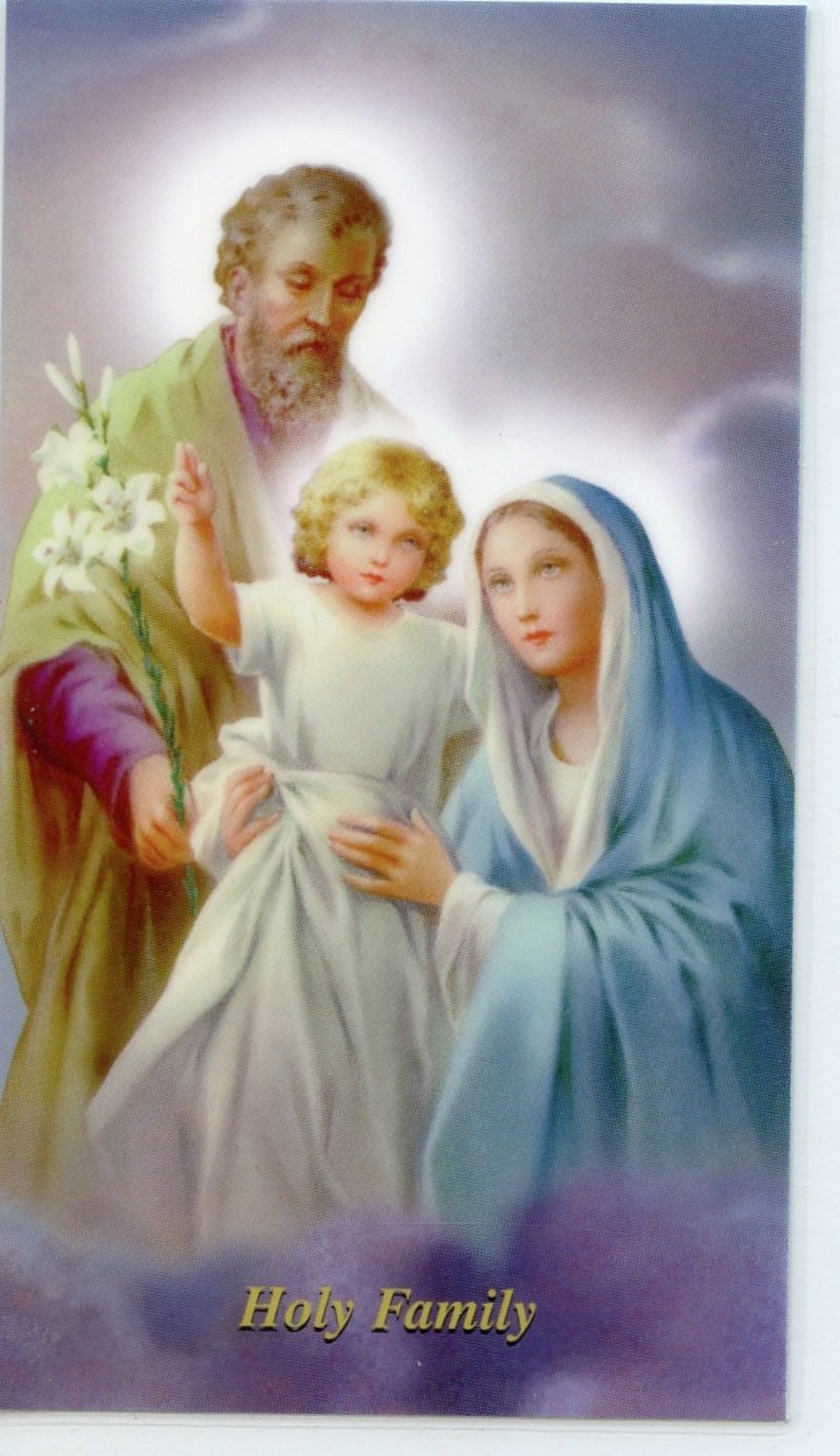 Prayer to the Holy Family - Holy Card - Prayer Card -pack of 25 - Etsy