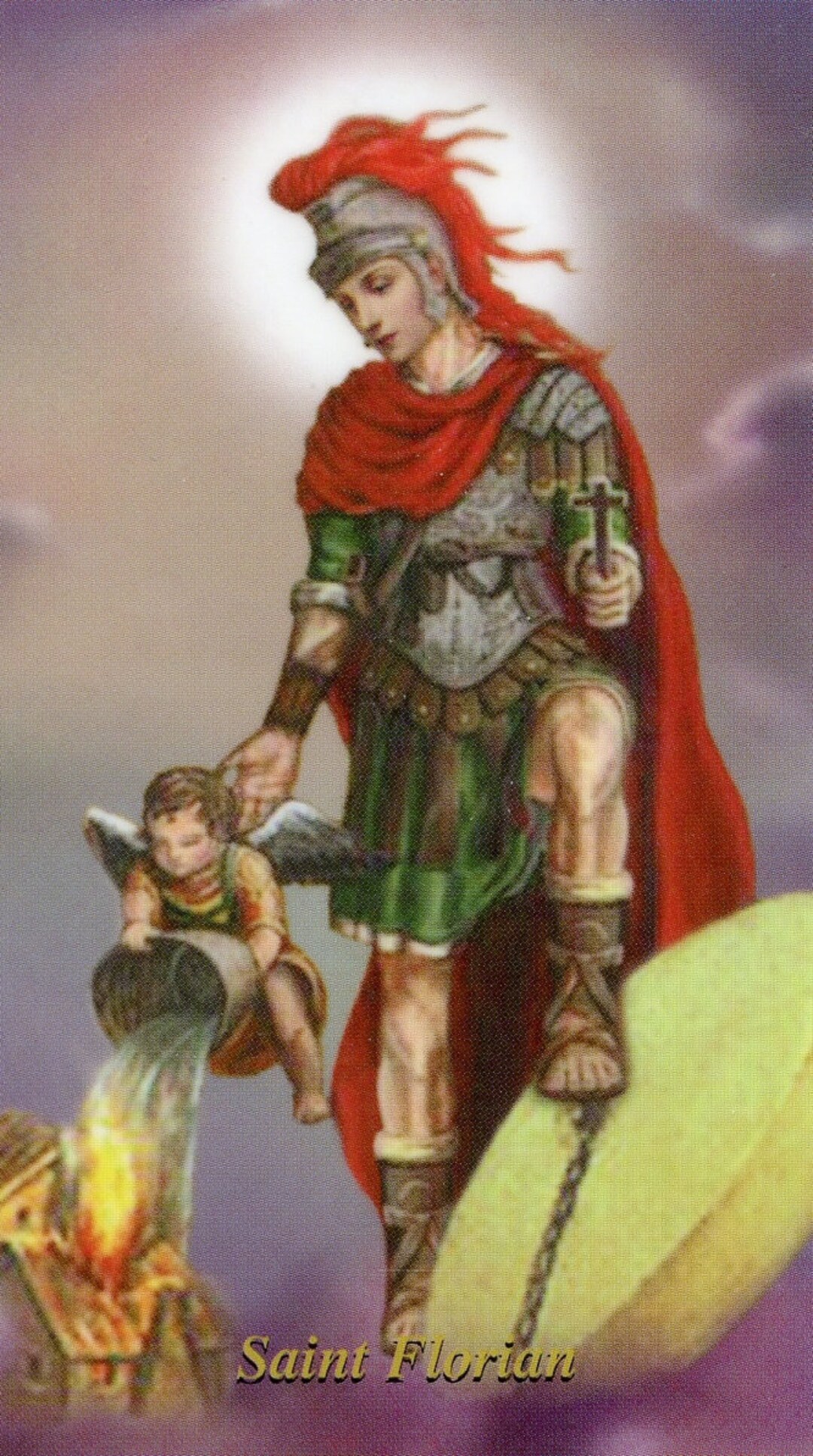 ST. FLORIAN - Holy Card - Prayer Card -pack of 25 - Etsy