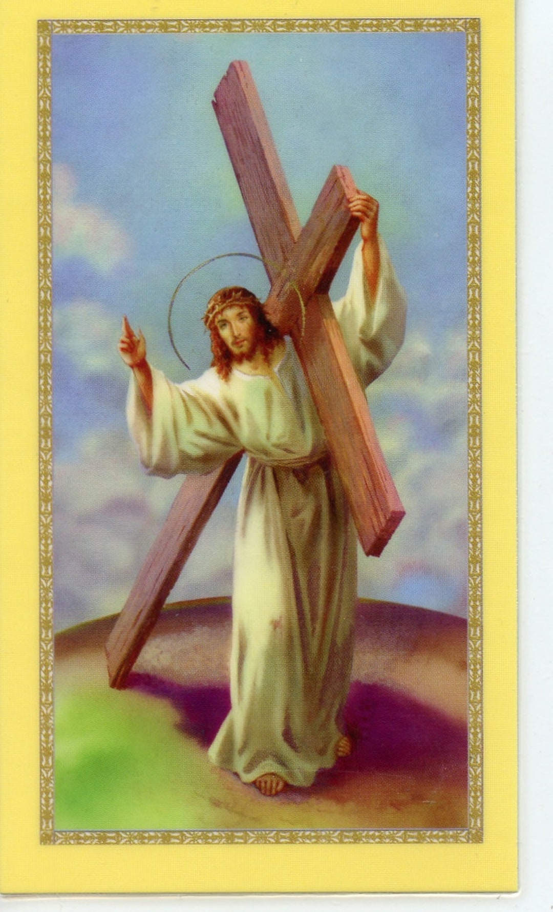 The Cross in My Pocket - Holy Card - Prayer Card -pack of 25 - Etsy