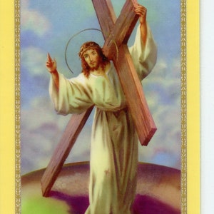The Cross in My Pocket - Holy Card - Prayer Card -pack of 25 - Etsy