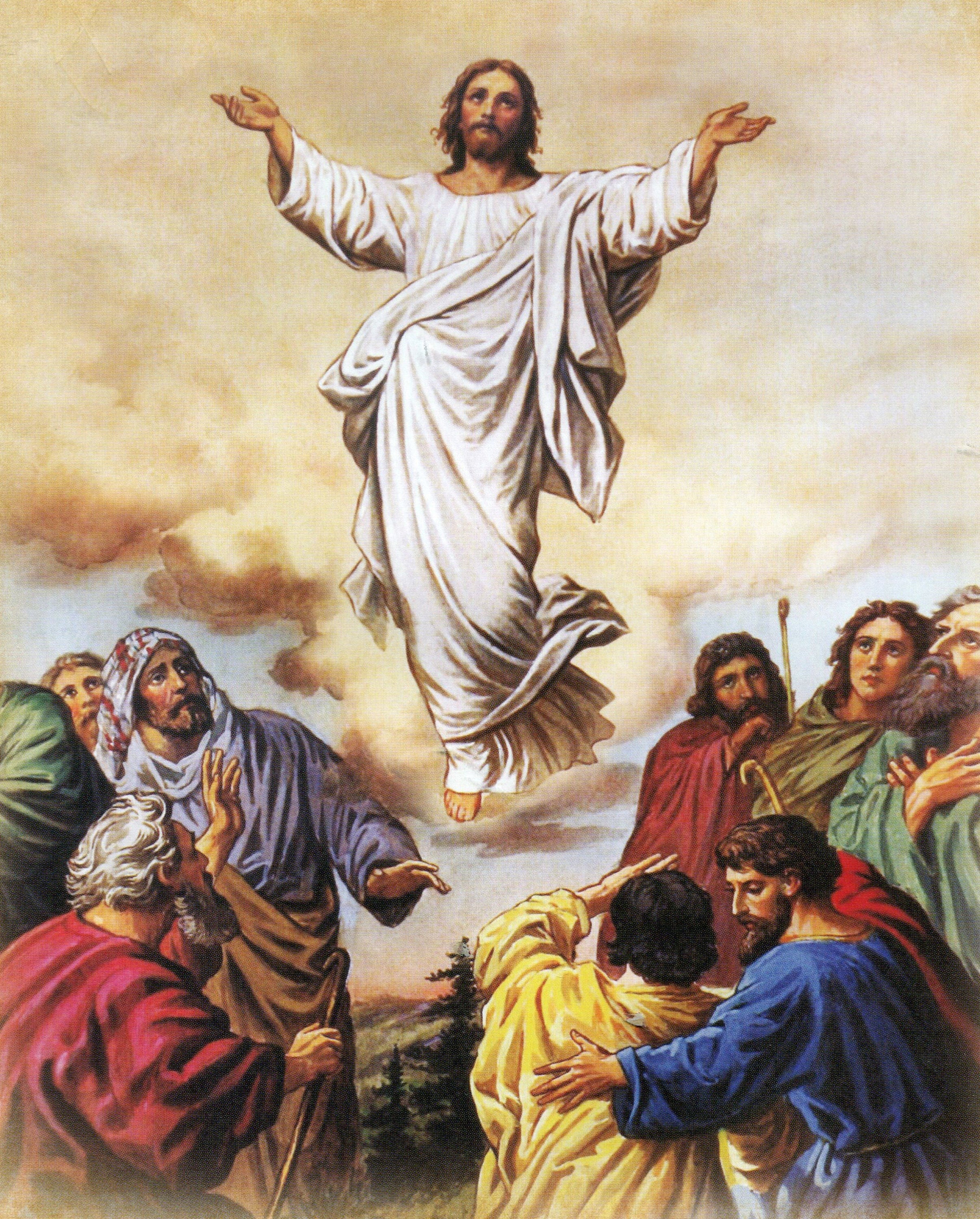 Jesus Ascension Into Heaven Templates