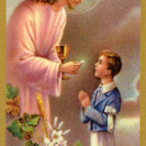 My First Holy Communion (boy) - Personalized Laminated Prayer Cards ...